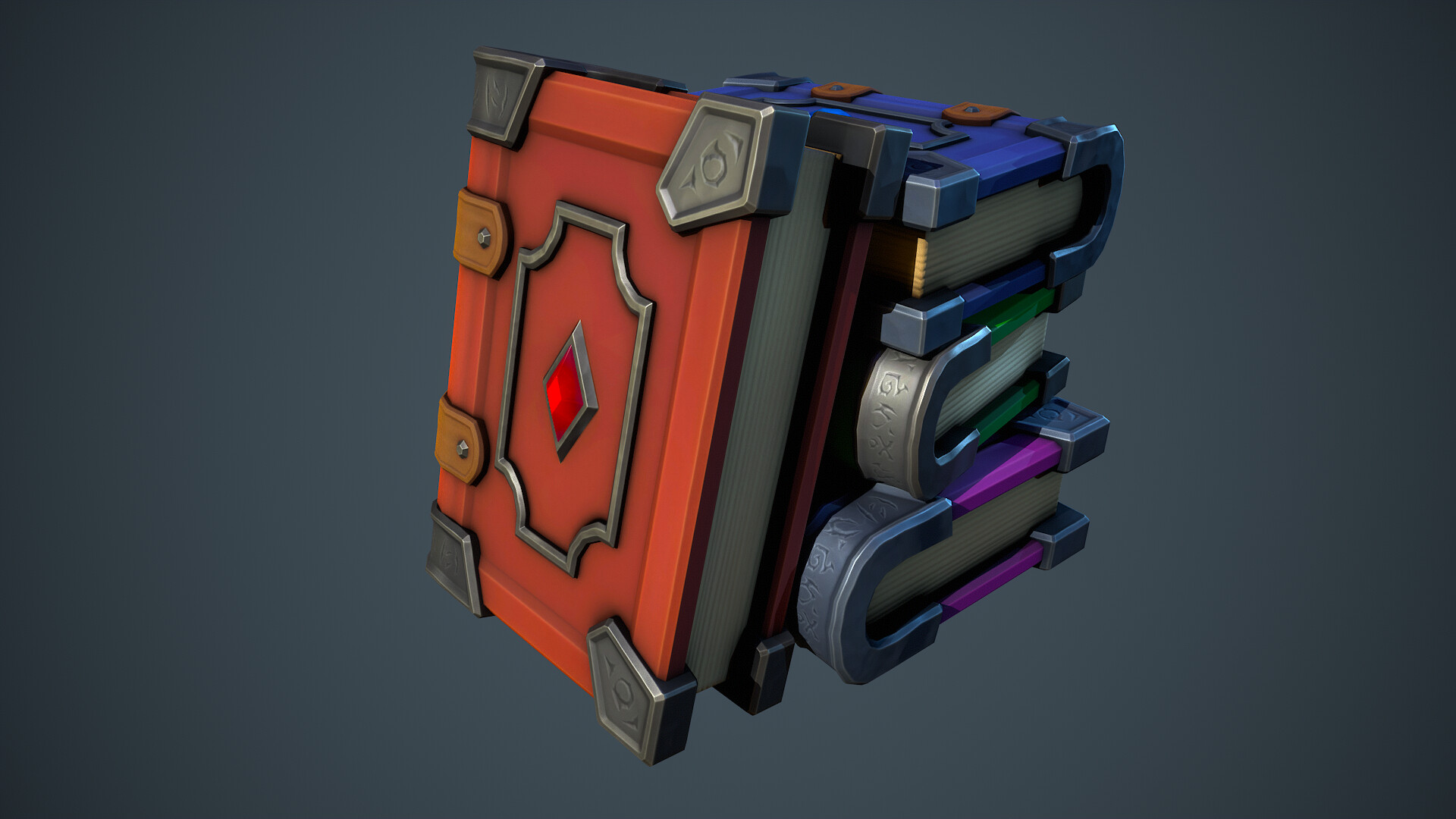 ArtStation - Stylized Books