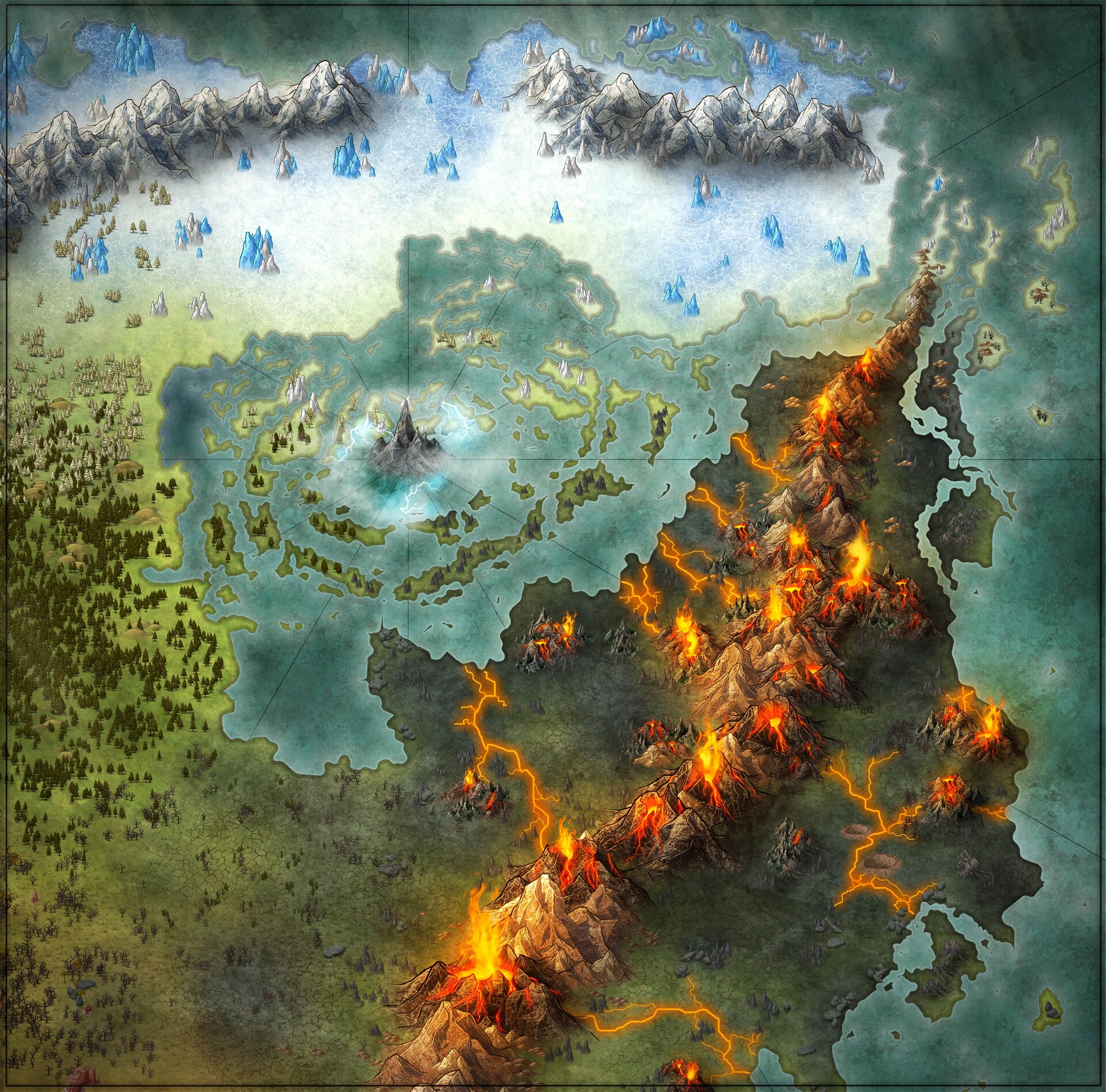 ArtStation - Elemental Chaos