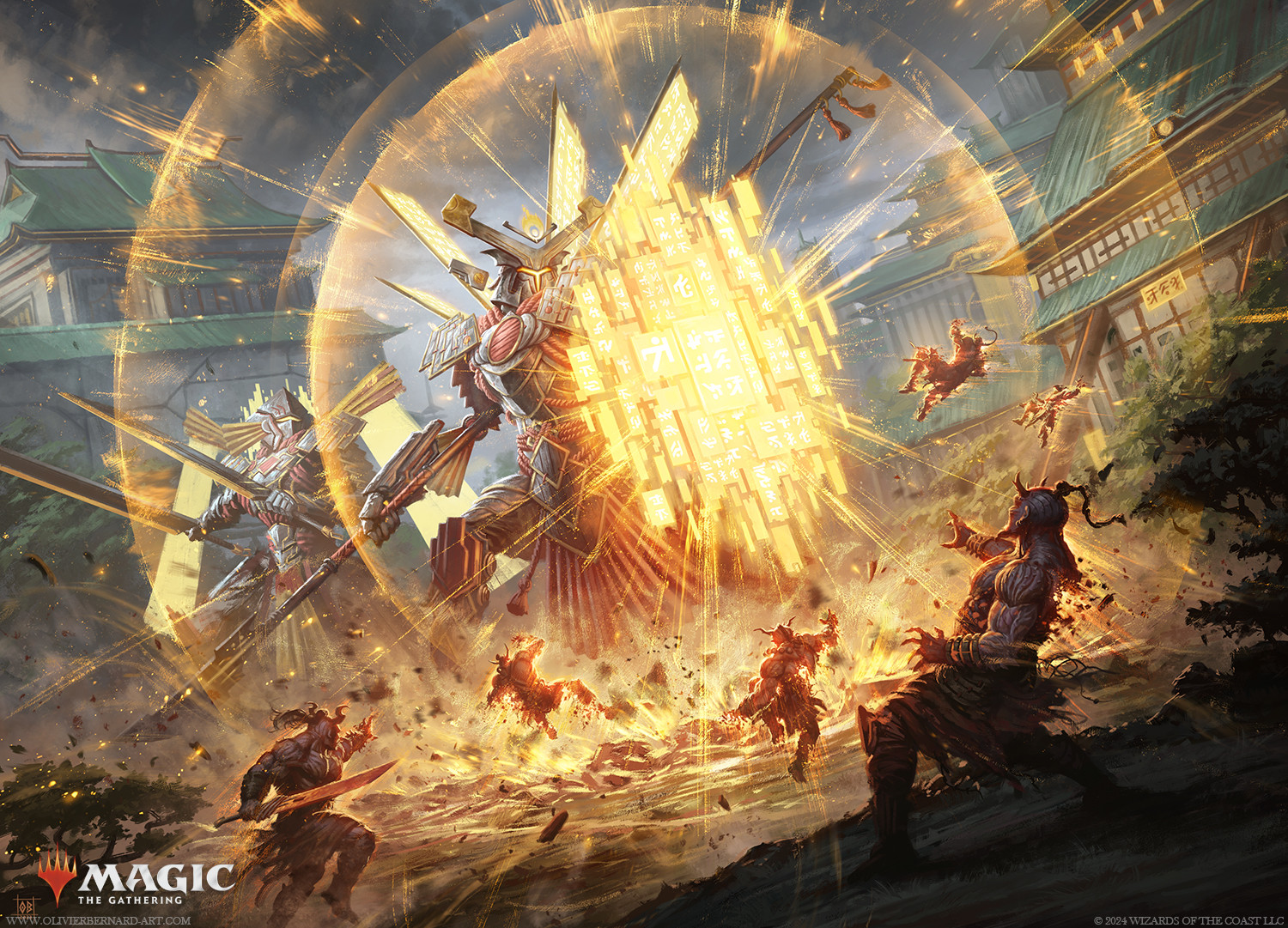 Art set on the field of battle