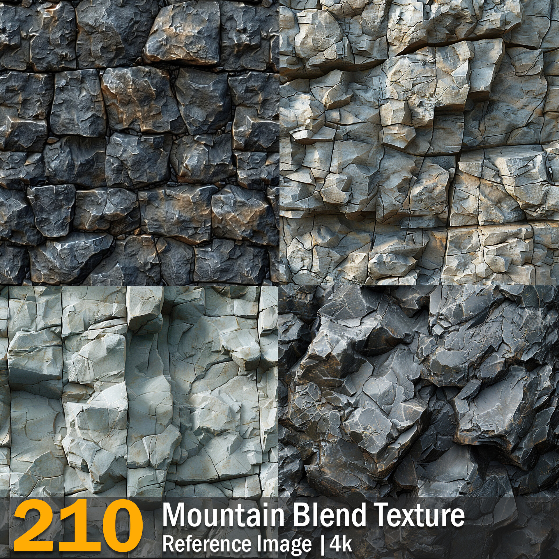 ArtStation - Mountain Blend Texture | Reference Images | 4K