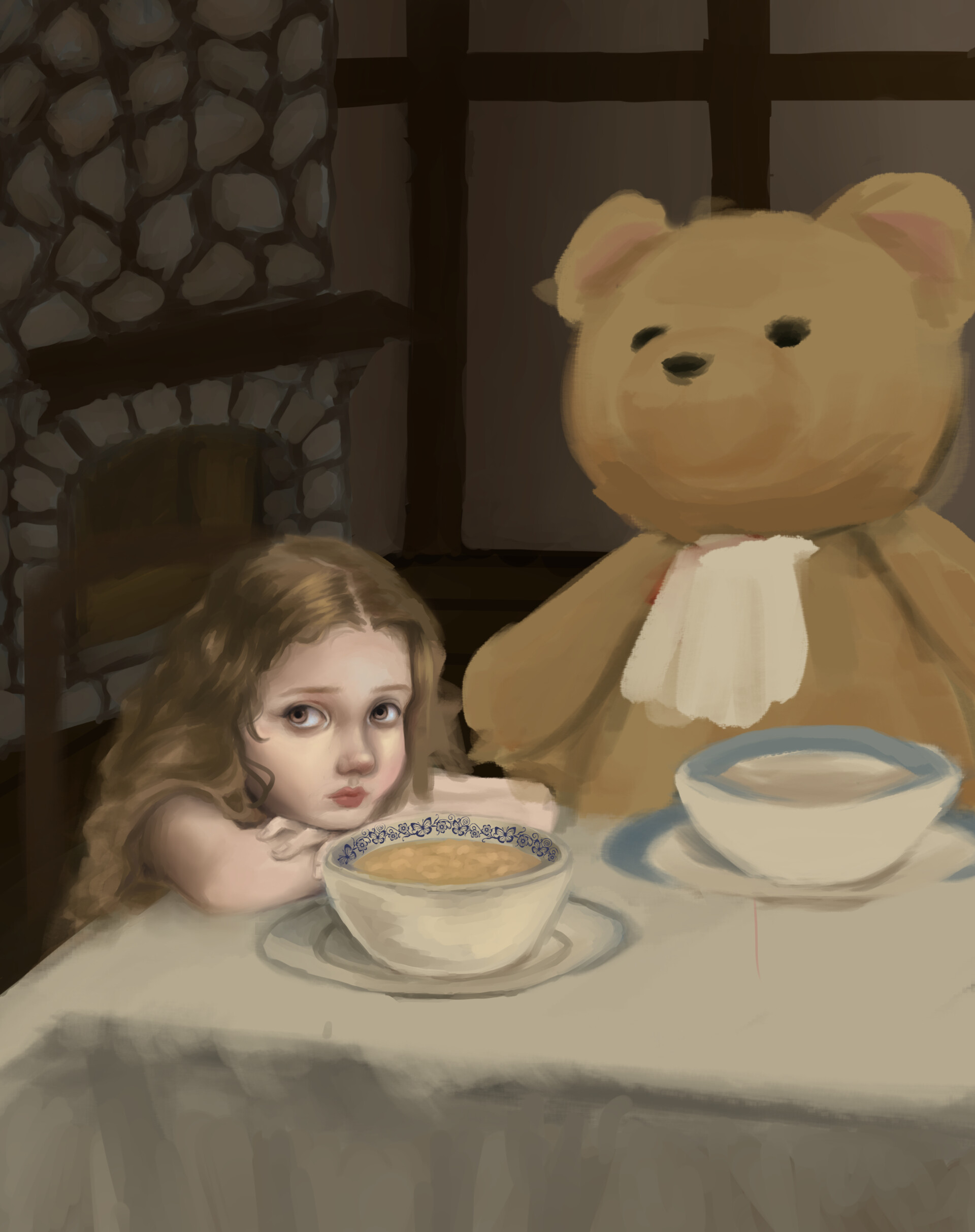 ArtStation - Goldilocks and the Three Bears