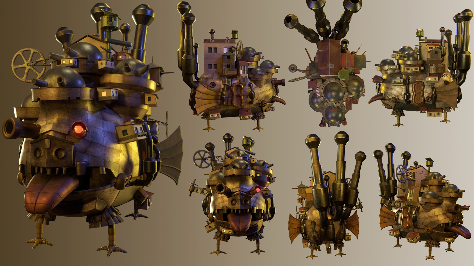 ArtStation - Howl's Moving Castle