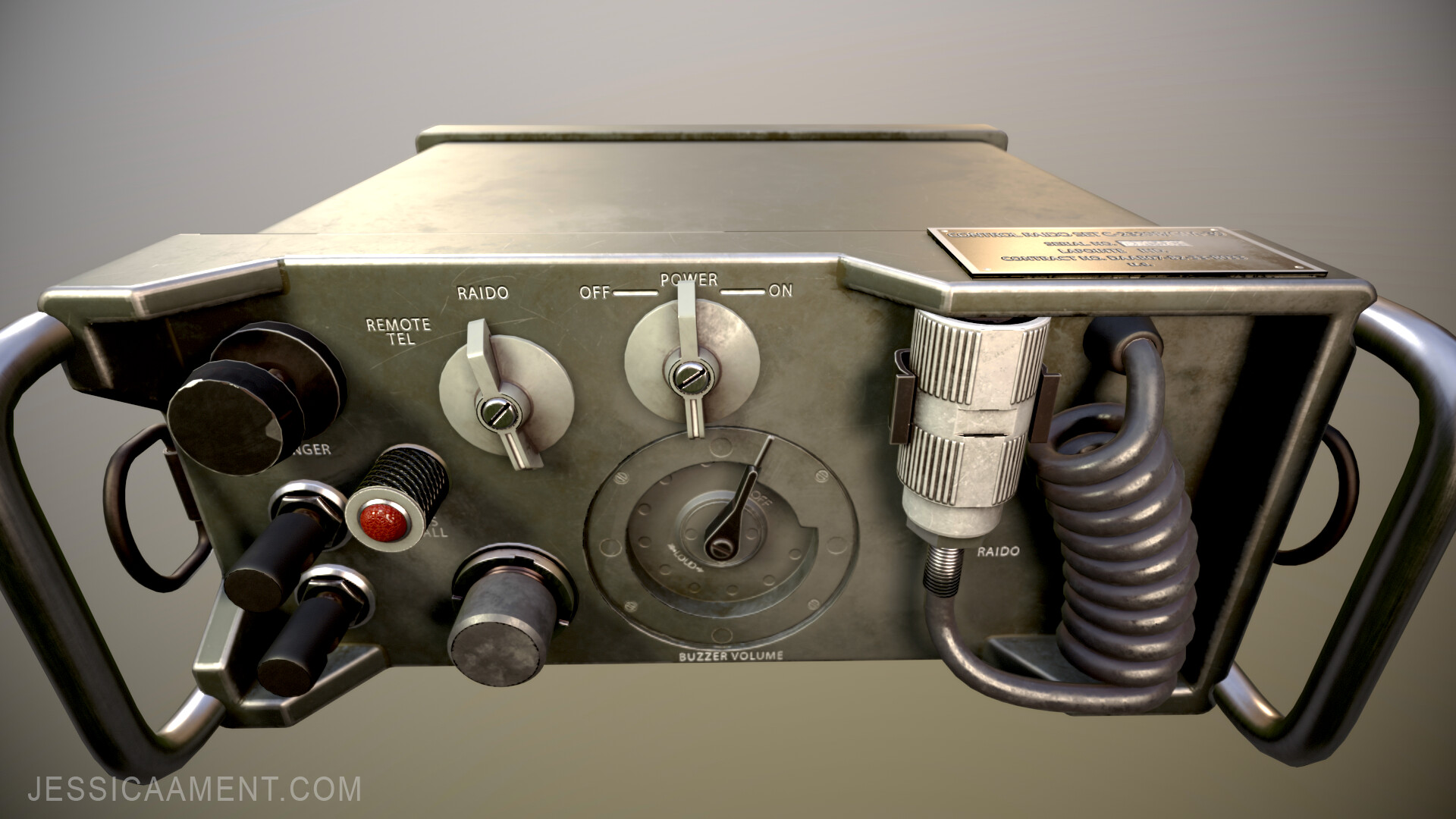 ArtStation - Military Radio Control Radio Set