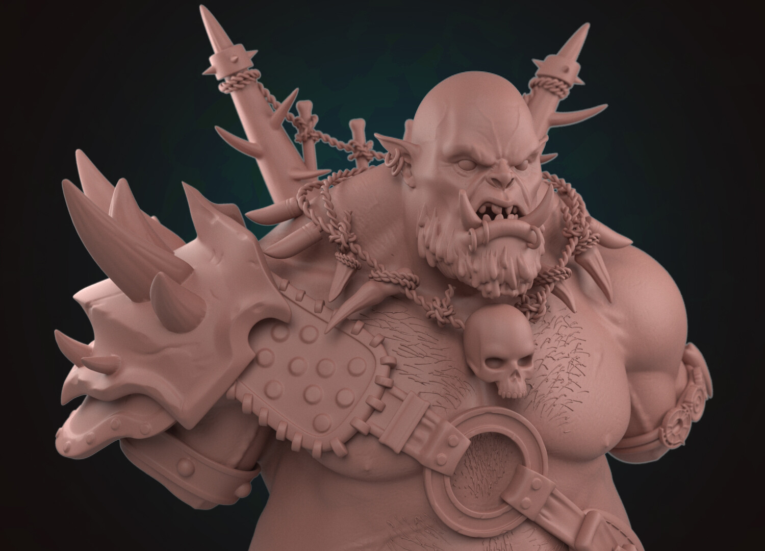 ArtStation - Orc Study Sculpt