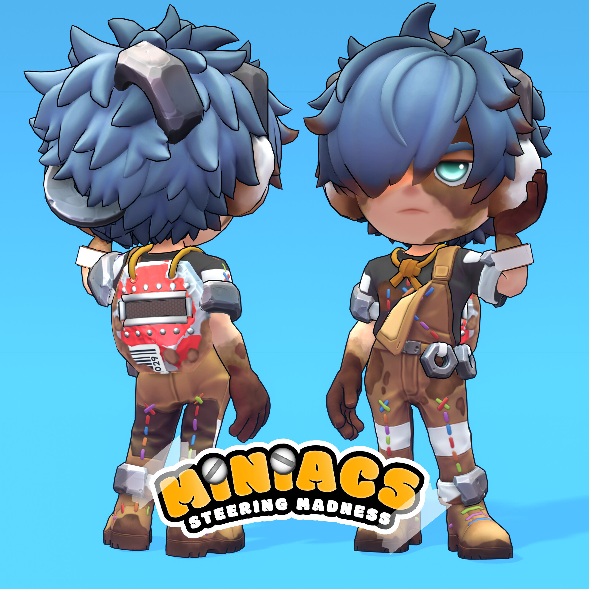 ArtStation - Stylized Game Character 4 - Miniacs:Steering Madness