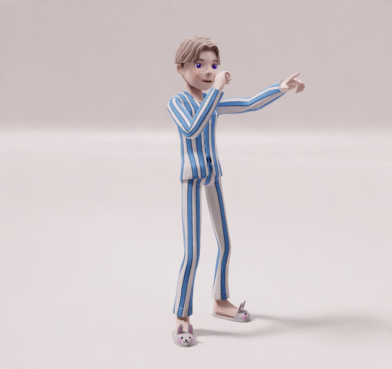 ArtStation - Jeon Jung-kook short animation reel for student project