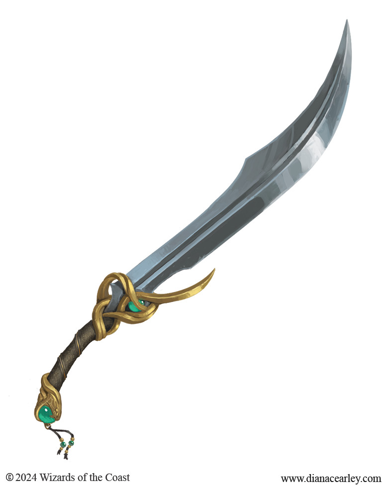 Scimitar by Diana Cearley : r/ElchRPGFantasy