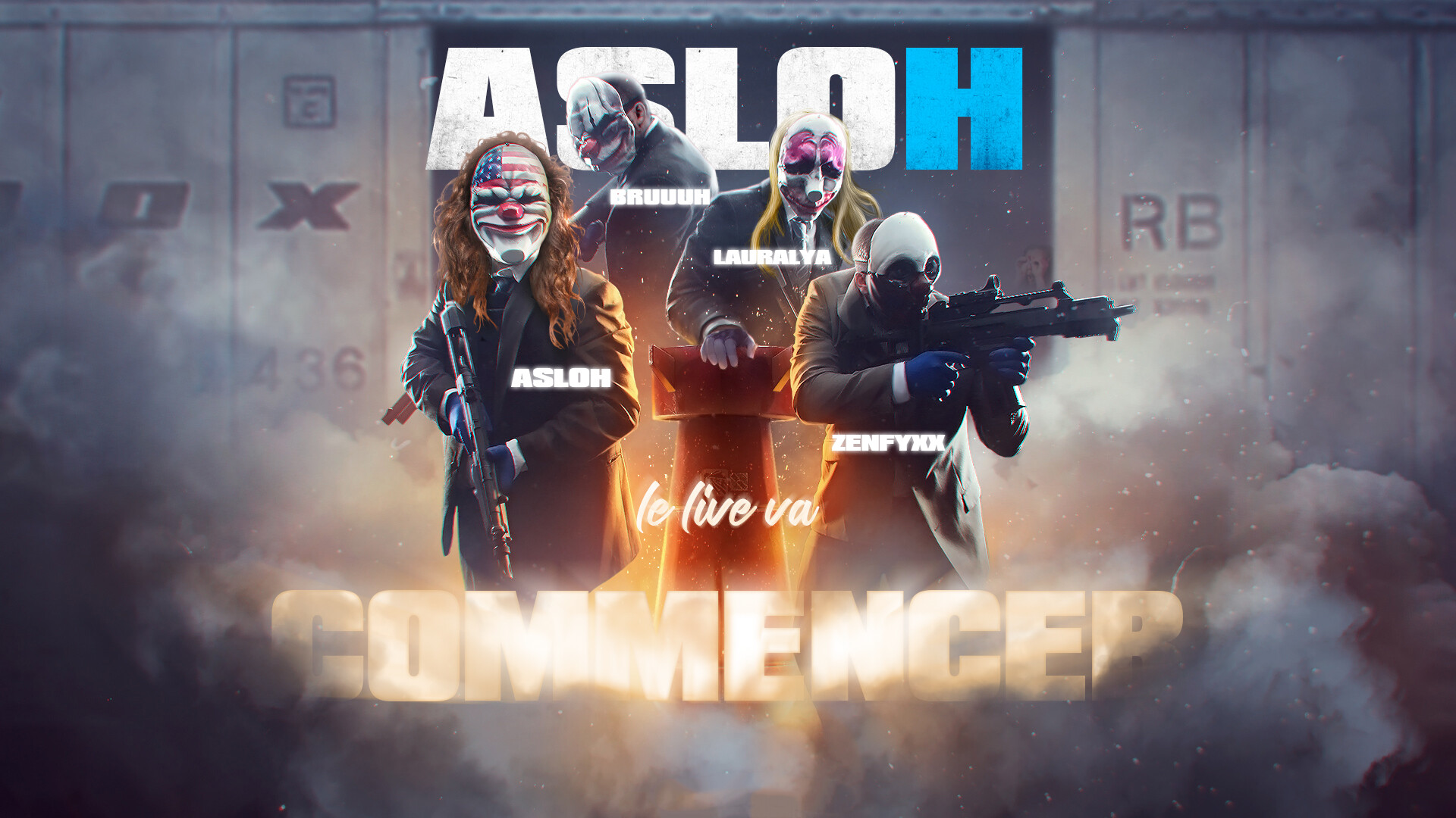 ArtStation - Overlay Payday 2 for Twitch