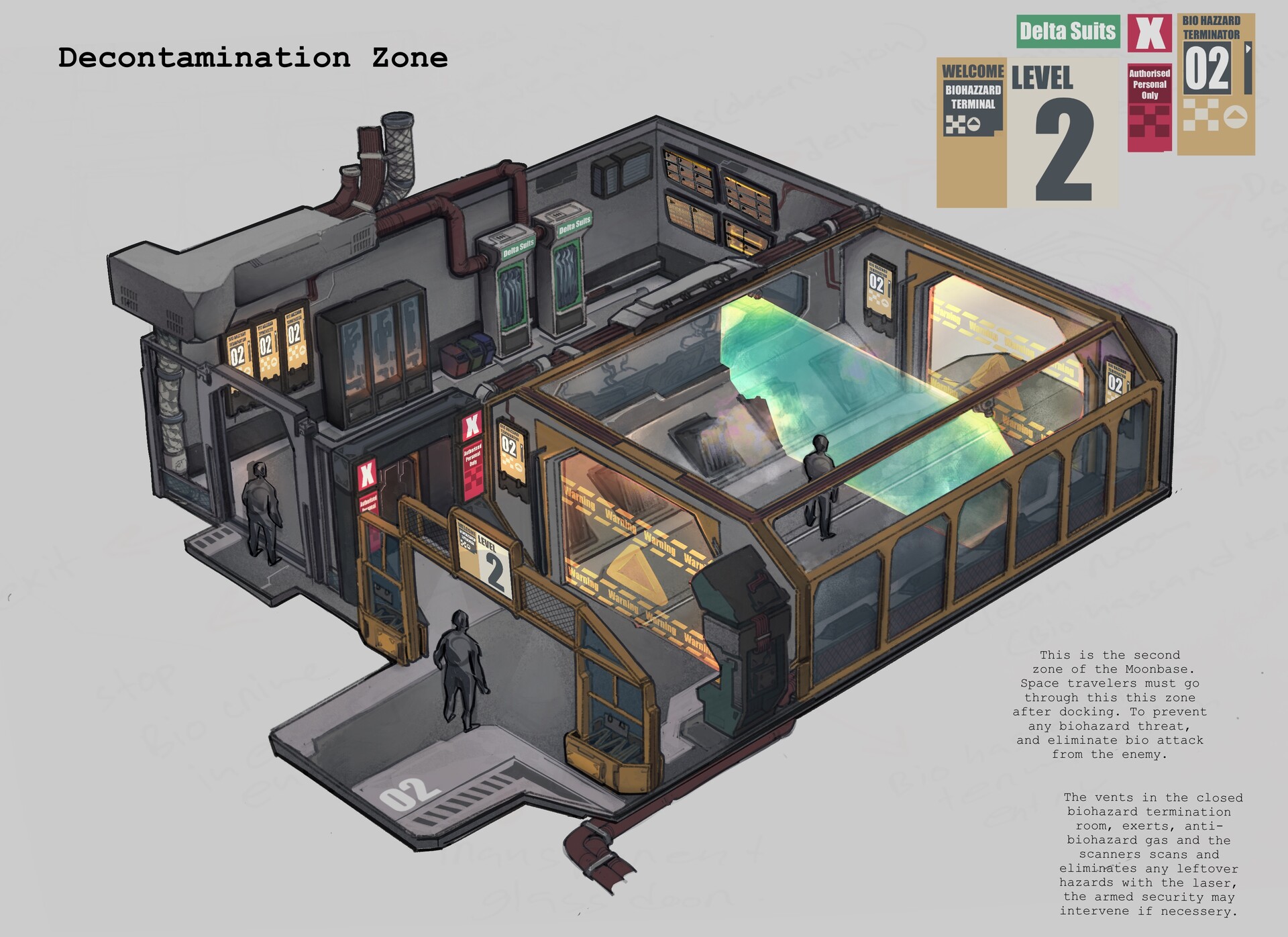 ArtStation - Moon base concept art
