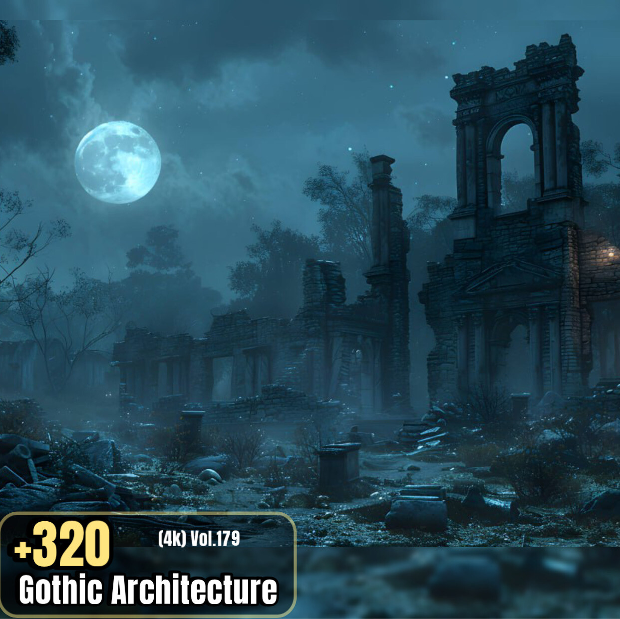 ArtStation - +320 Gothic Architecture Concept (4k)