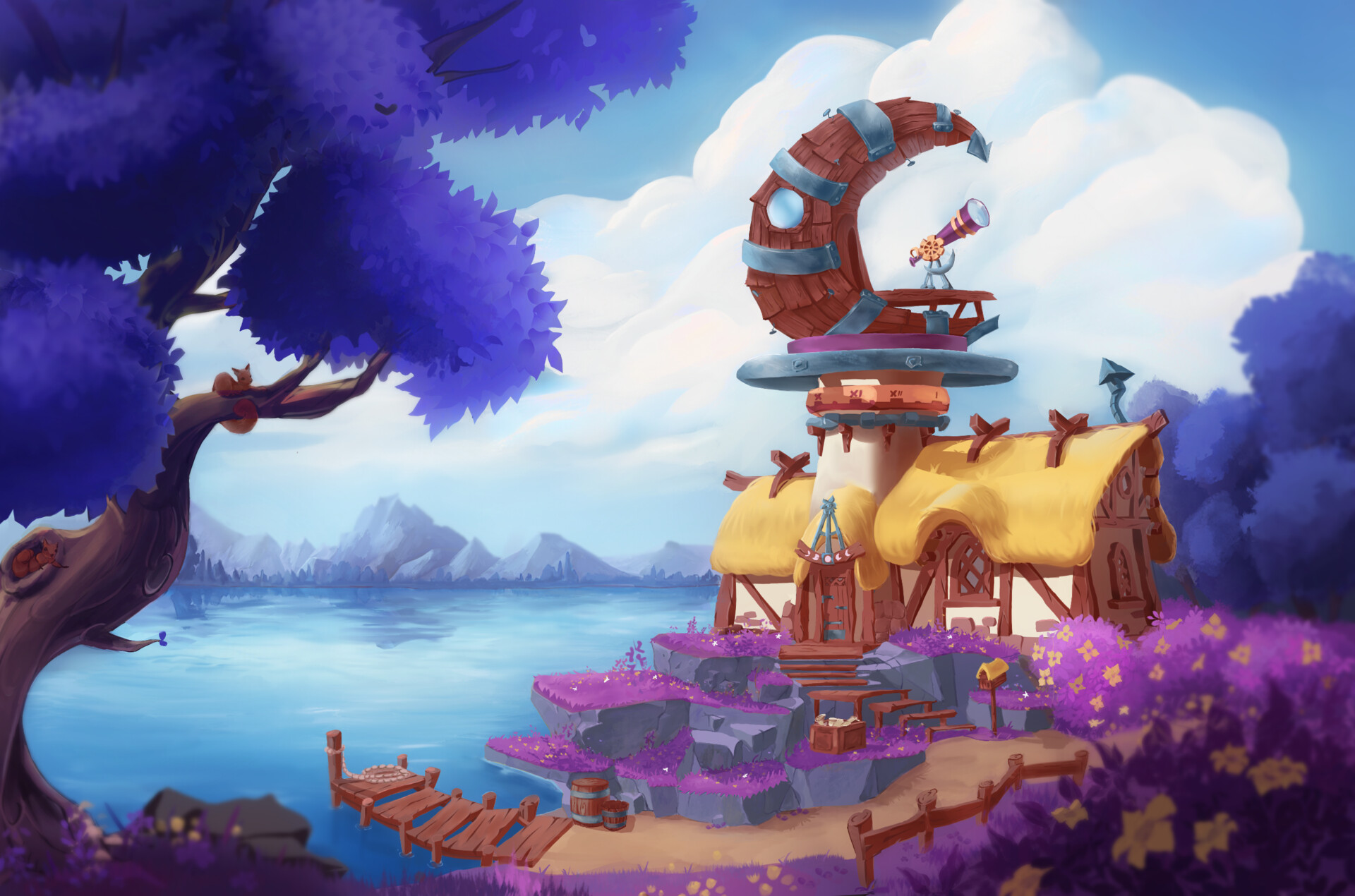 ArtStation - Starwatcher’s Hideaway