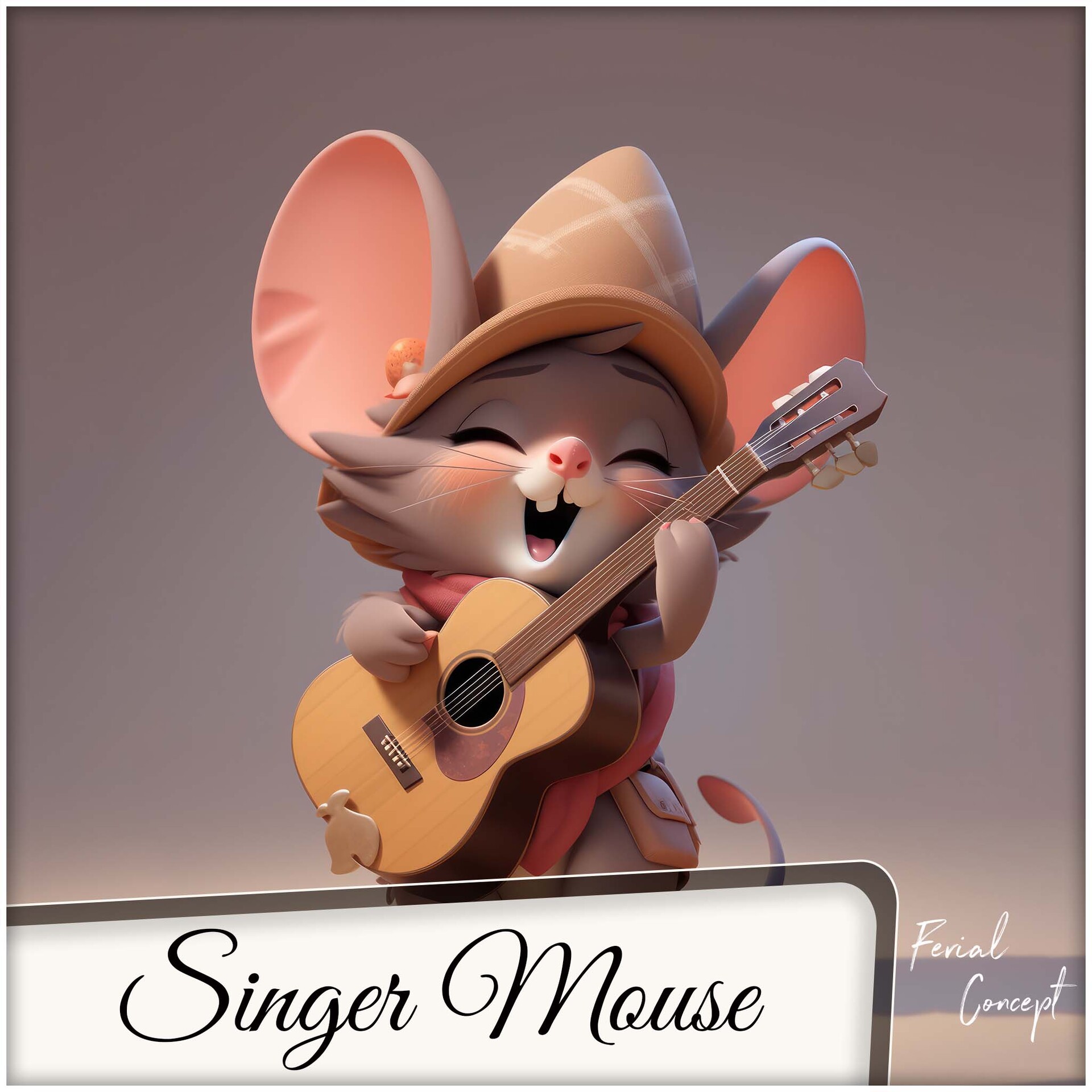 ArtStation - 🔹230 Singer Mouse - Stylized Character Reference Image ...