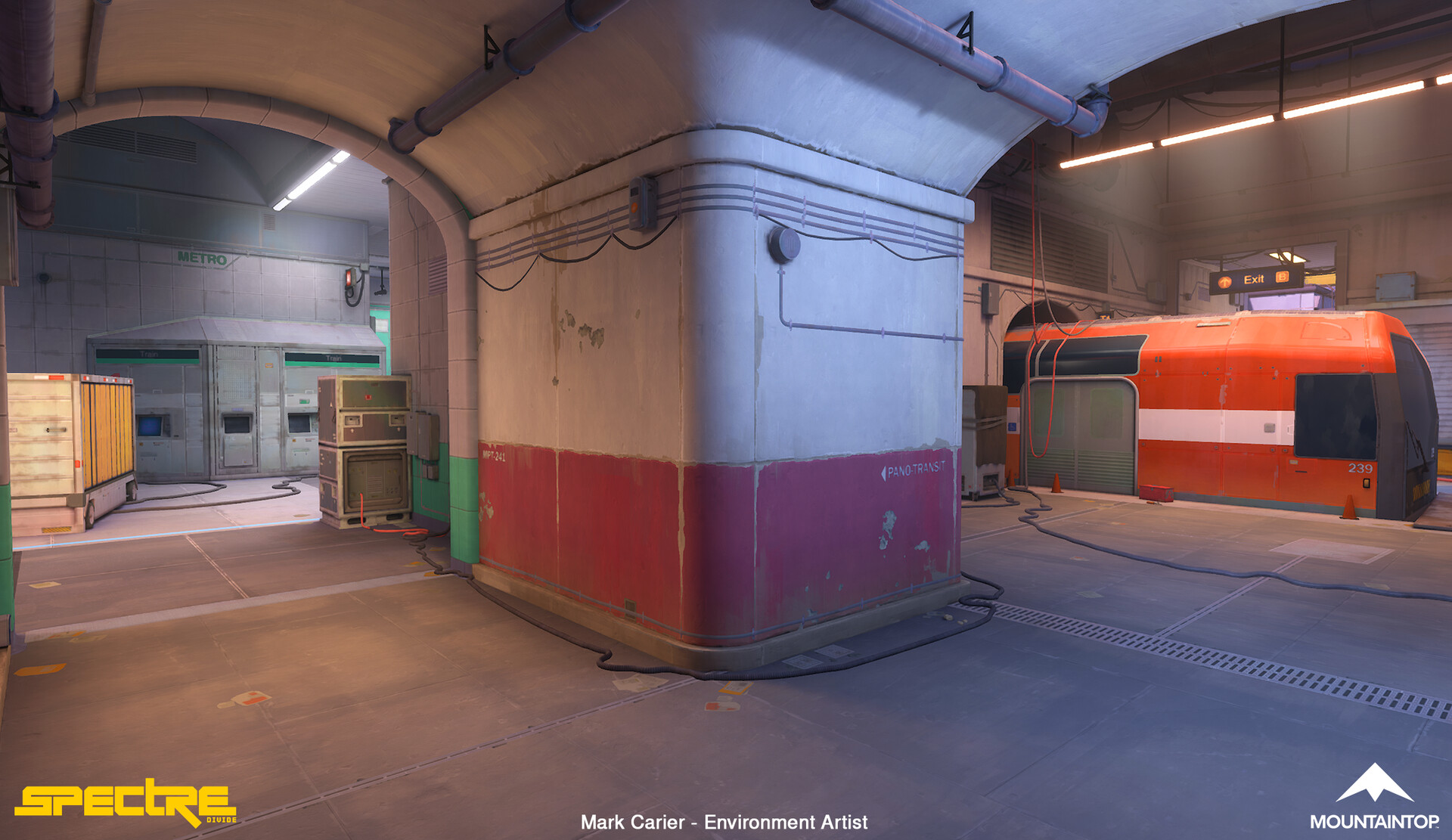 Mark Carier - Spectre Divide - Metro Environment Art