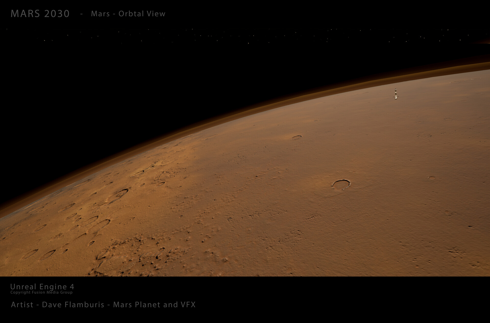 David Flamburis - MARS 2030 - VR - Mars Orbital View