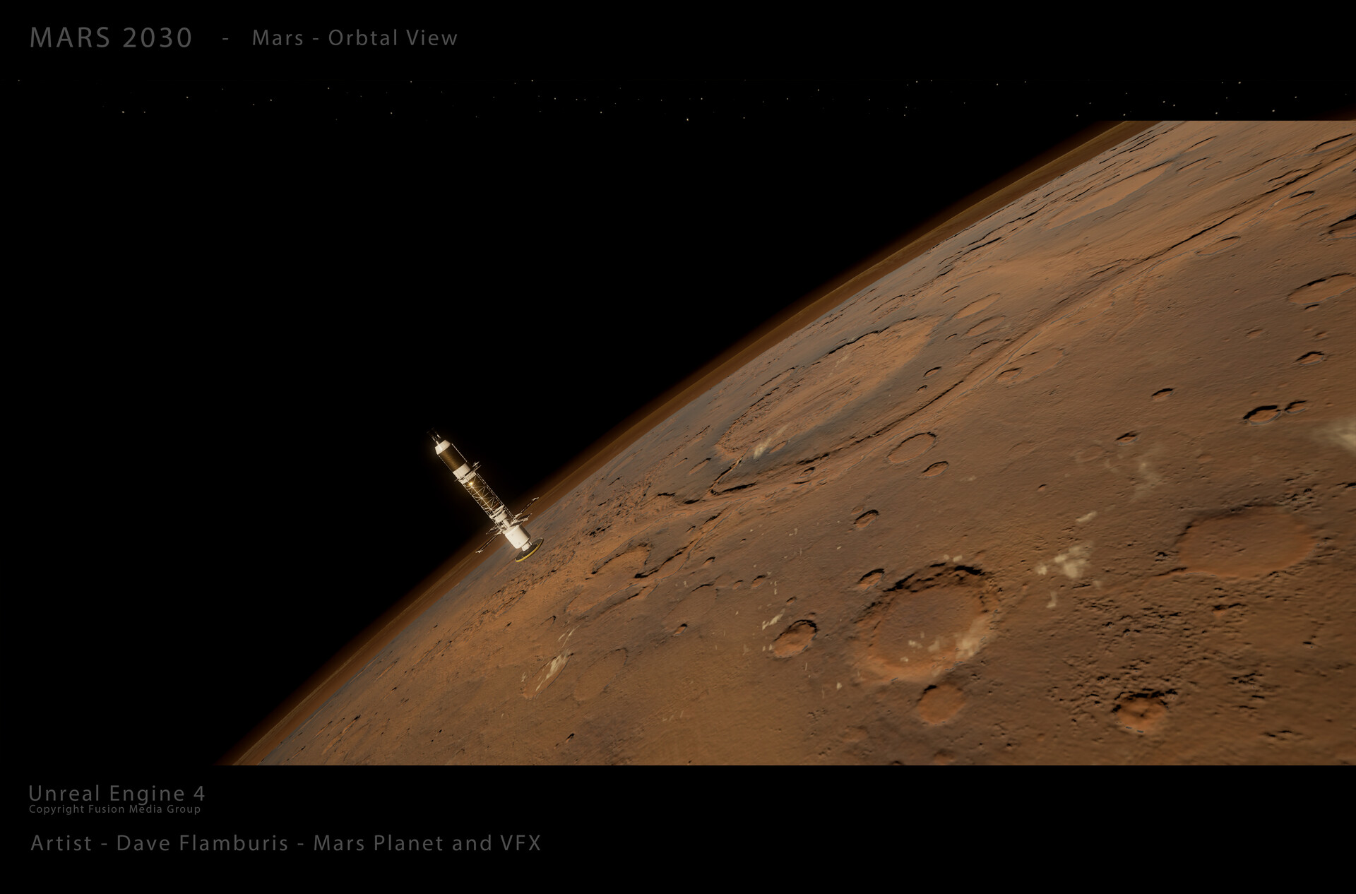 David Flamburis - MARS 2030 - VR - Mars Orbital View