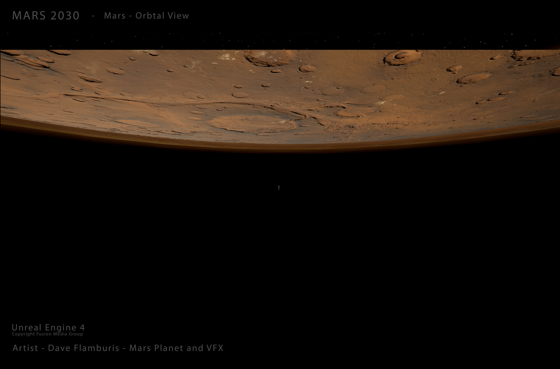 David Flamburis - MARS 2030 - VR - Mars Orbital View