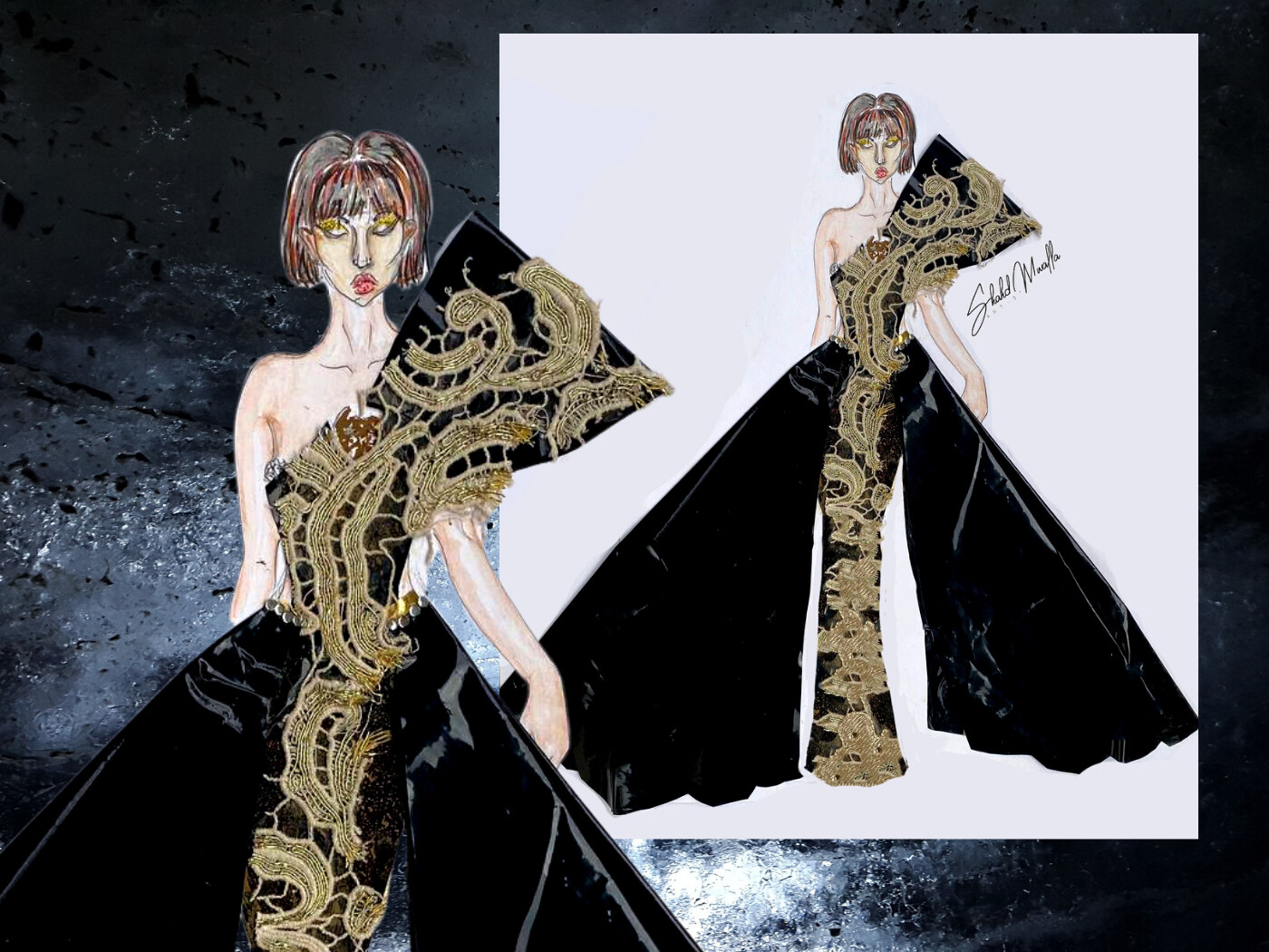 ArtStation - Recycling dress