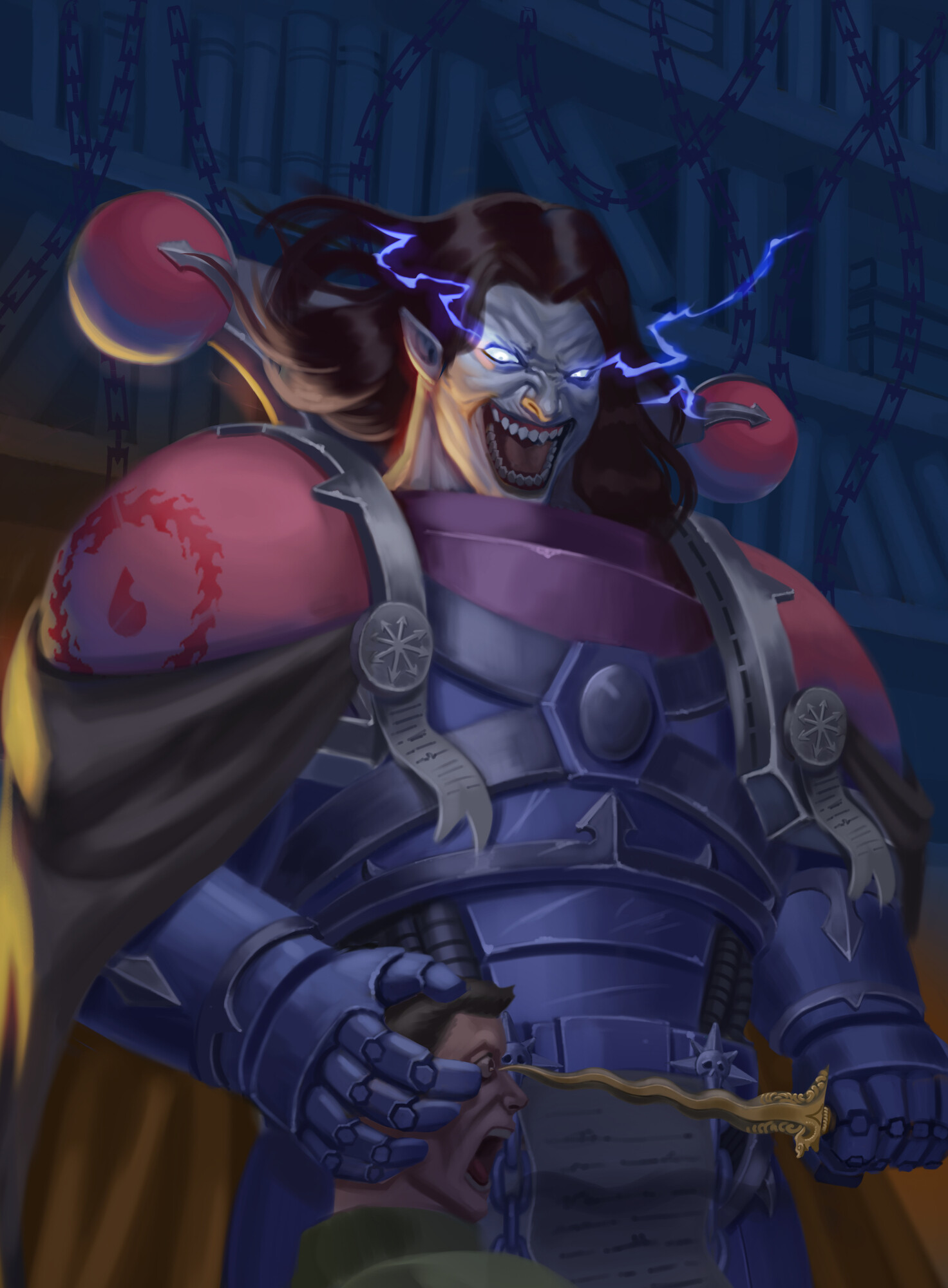 ArtStation - Warhammer 40k - Khonjar - Invocators Chaos Warband.