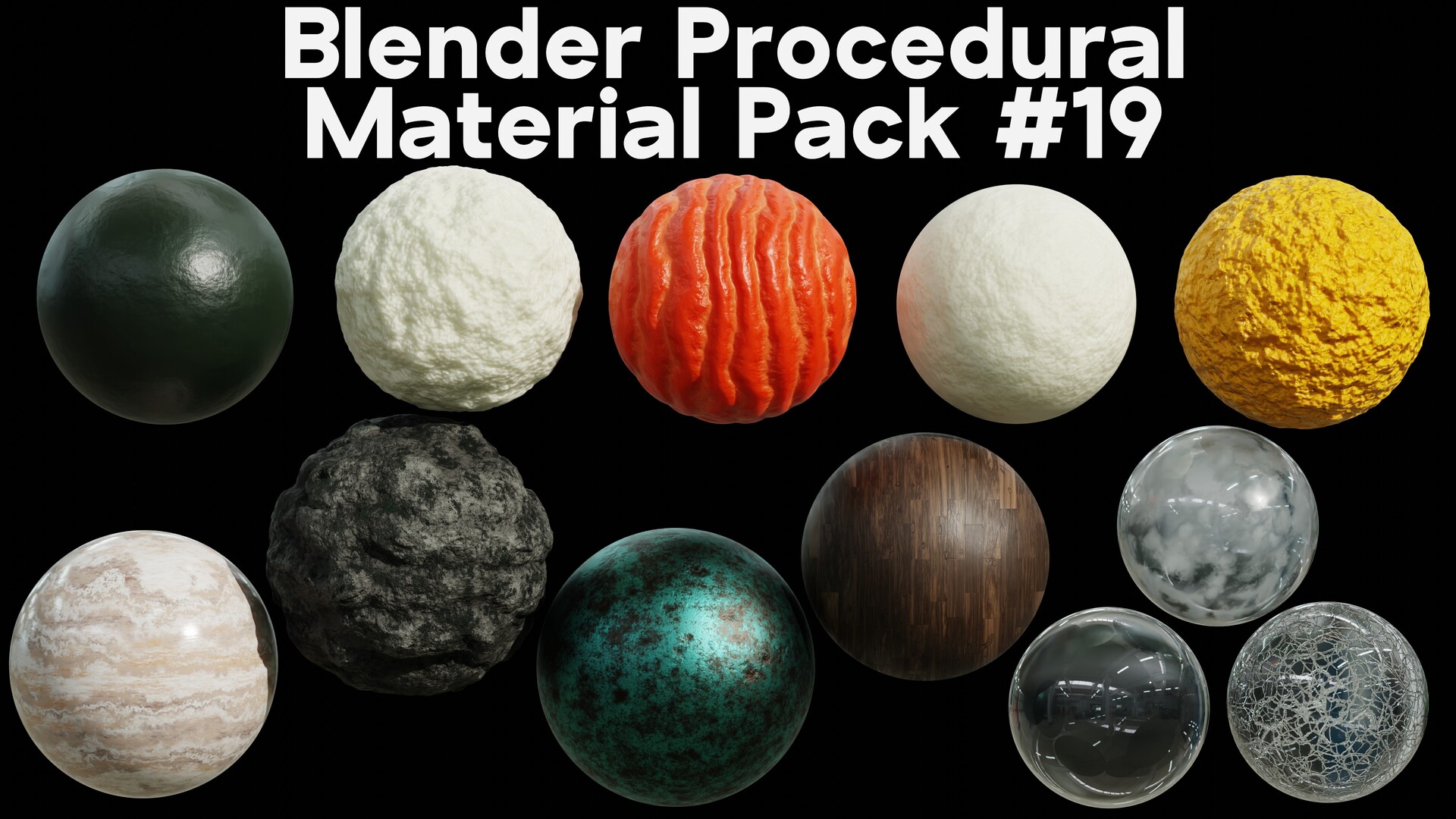 Ryan King - Blender Procedural Material Pack #19