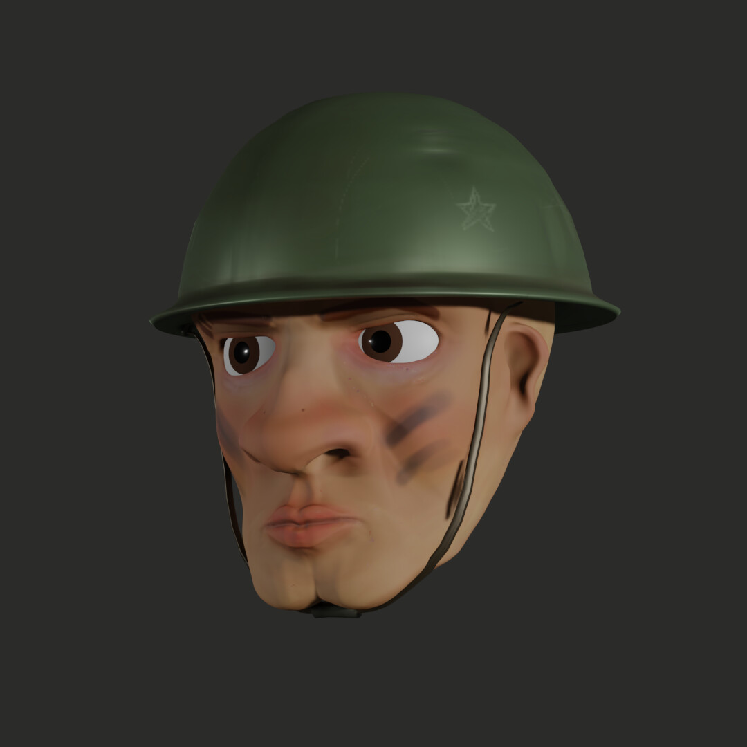 DD - Stylised Soldier Head