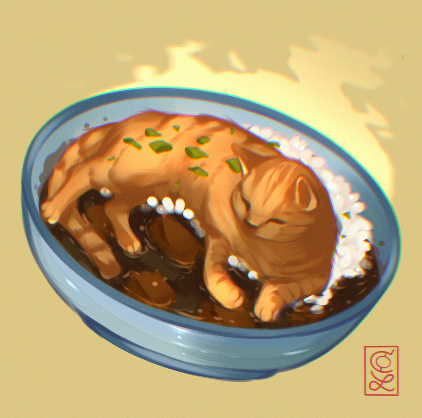 ArtStation - CAT-su (katsu) curry