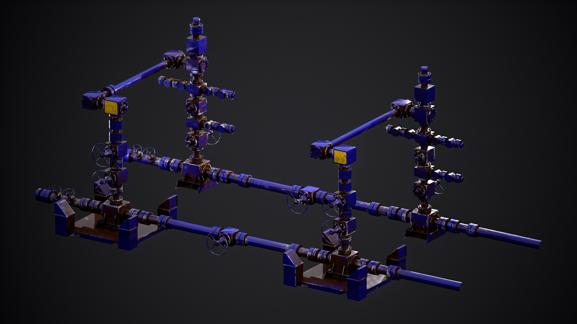ArtStation - Fracking Well Pipes