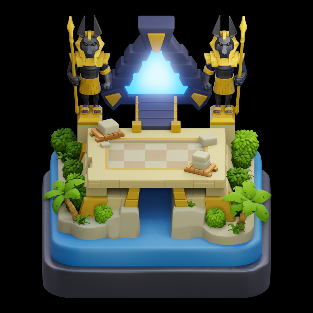 Surface Digital - Clash of Clans : Egypt Scenery