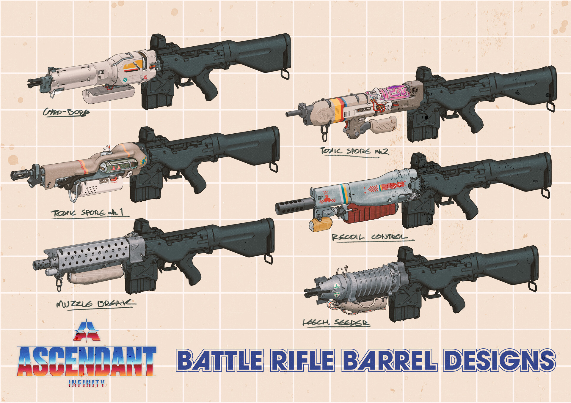 ArtStation - Battle Rifle Modules