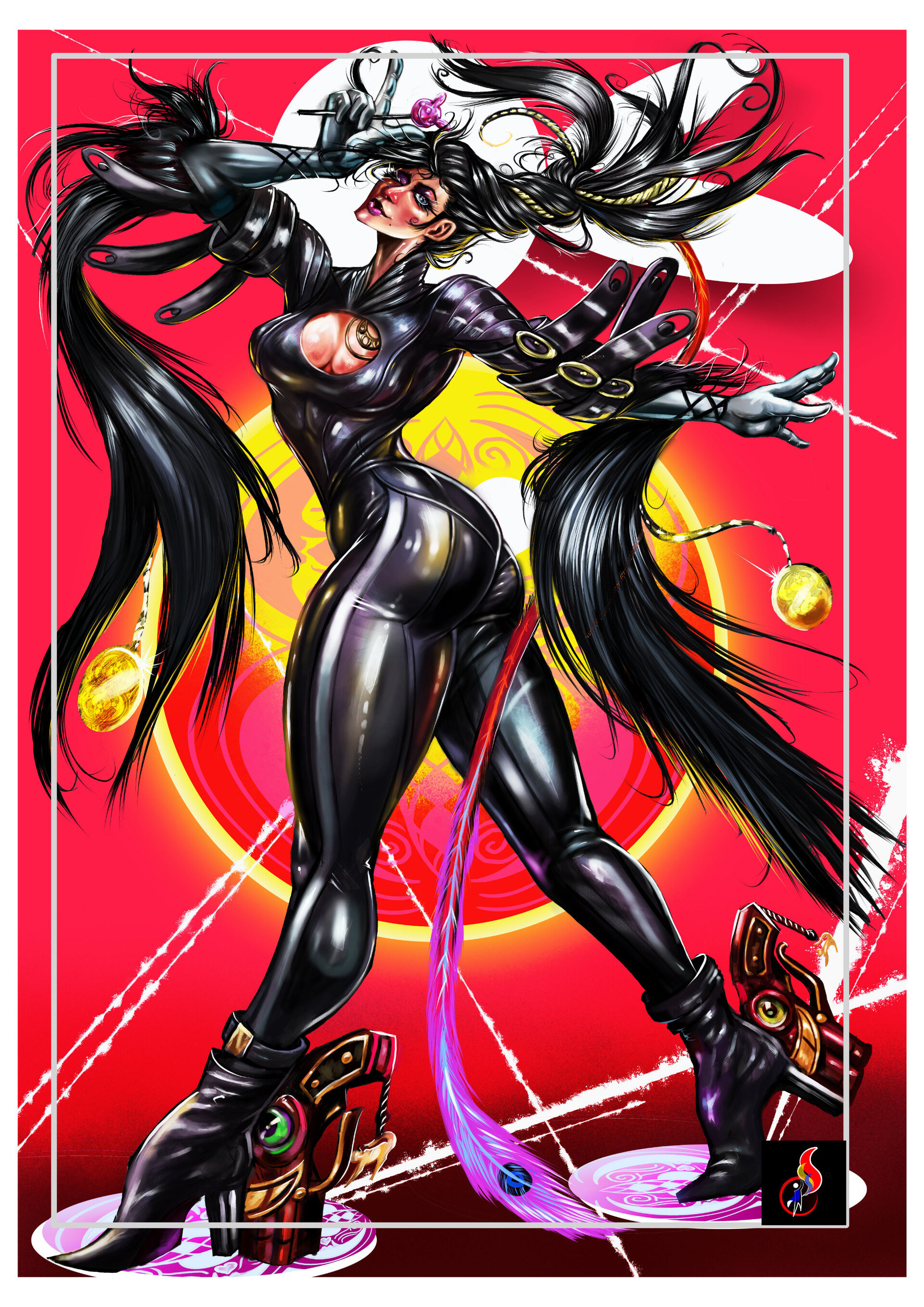ArtStation - Bayonetta kill shot bunny
