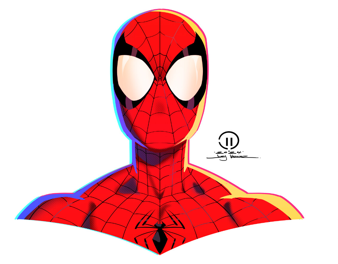 ArtStation - Spider-man head sketch
