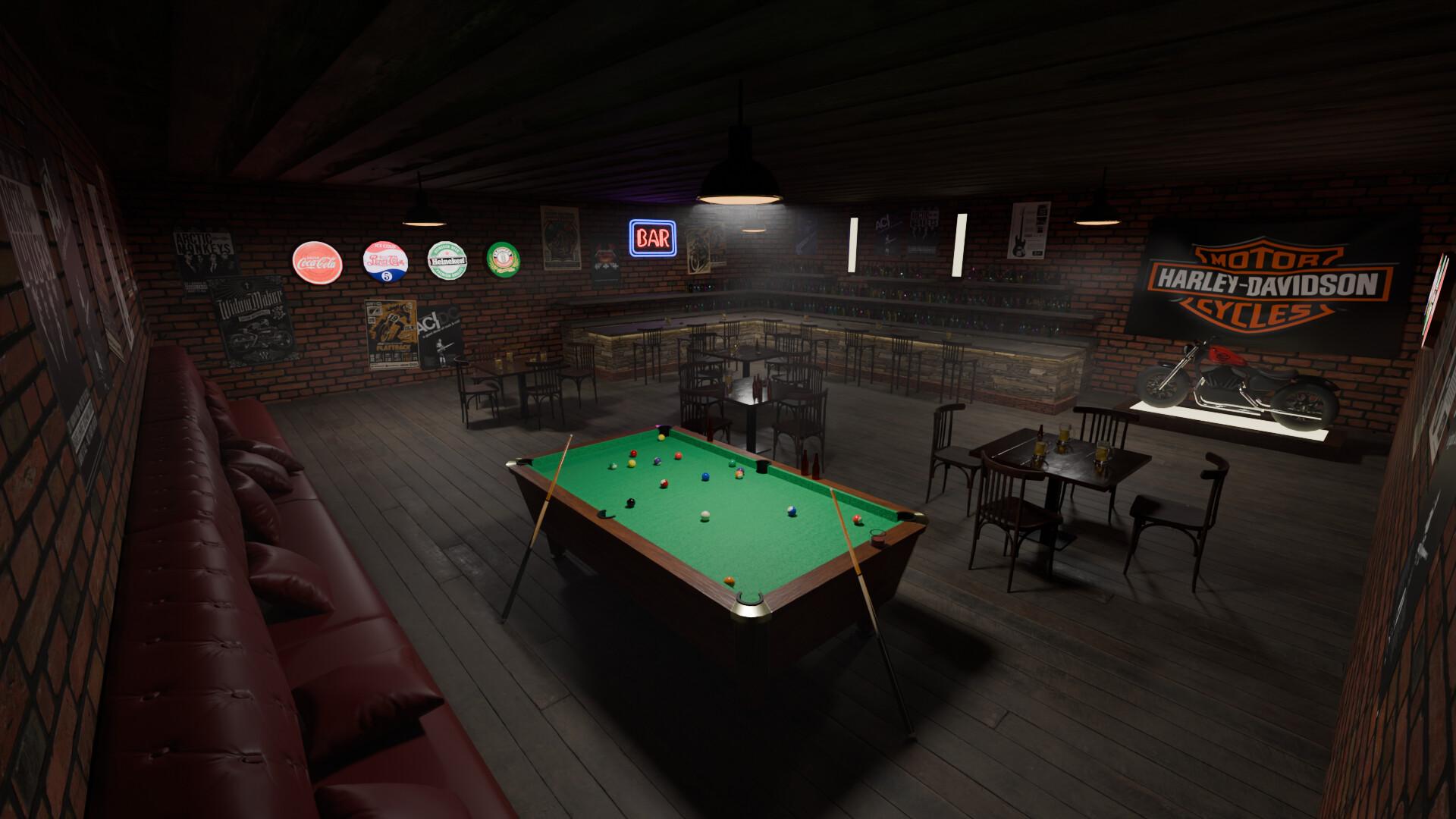 ArtStation - Biker Bar