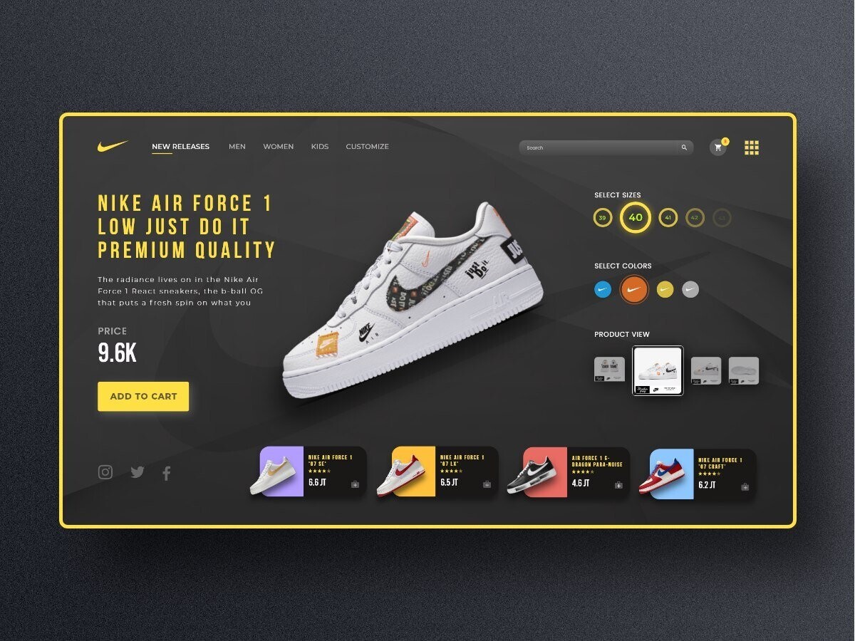 ArtStation - Ecommerce storefront Designs