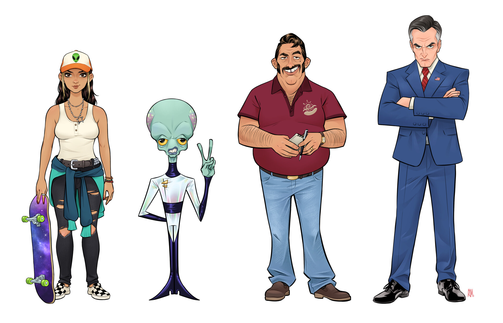 ArtStation - Original Character Lineup