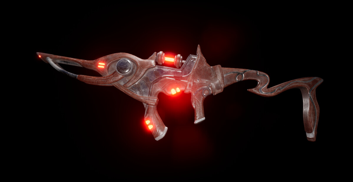 ArtStation - Warframe Inspired Sci-fi Gun