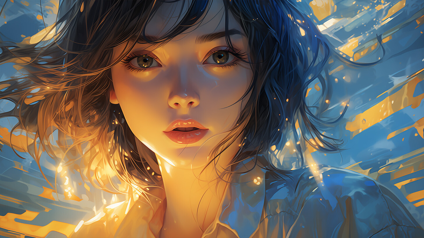 ArtStation - Ethereal Golden Glow - Burst