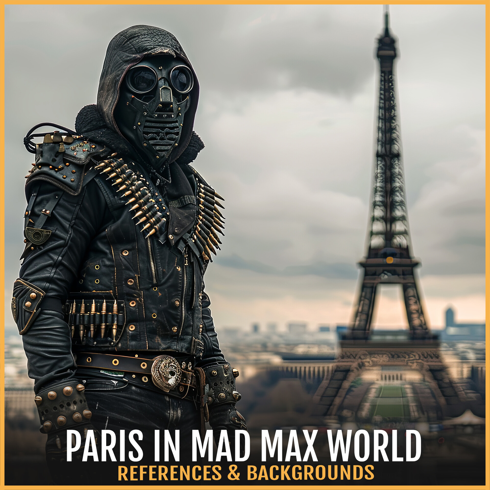 ArtStation - 505 Paris in mad max world