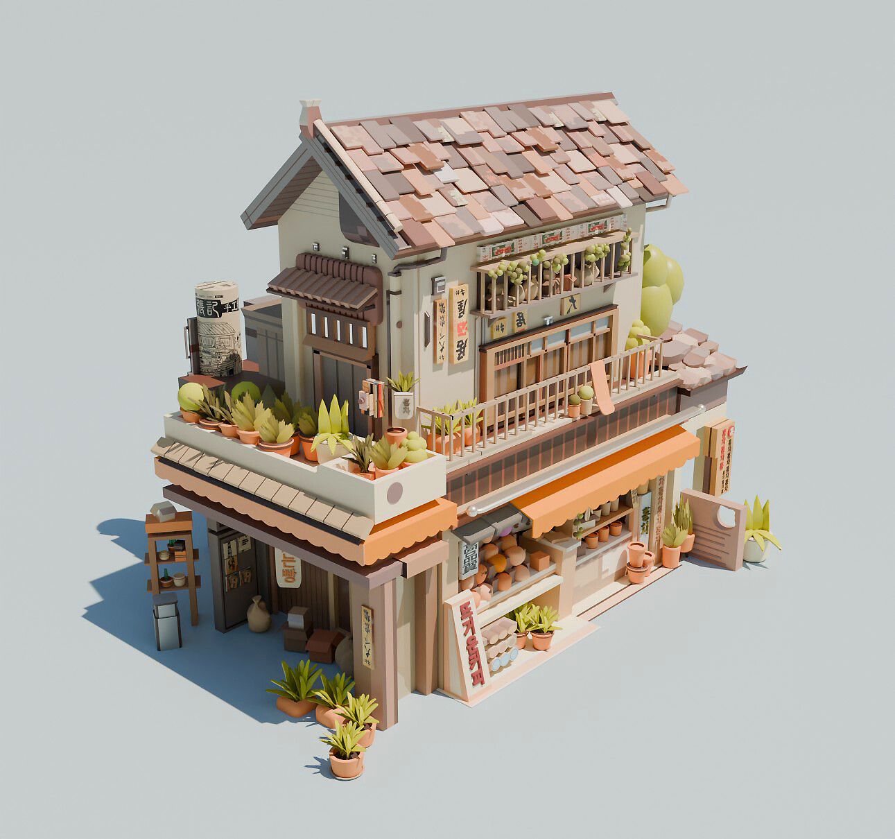 ArtStation - Cozy shop