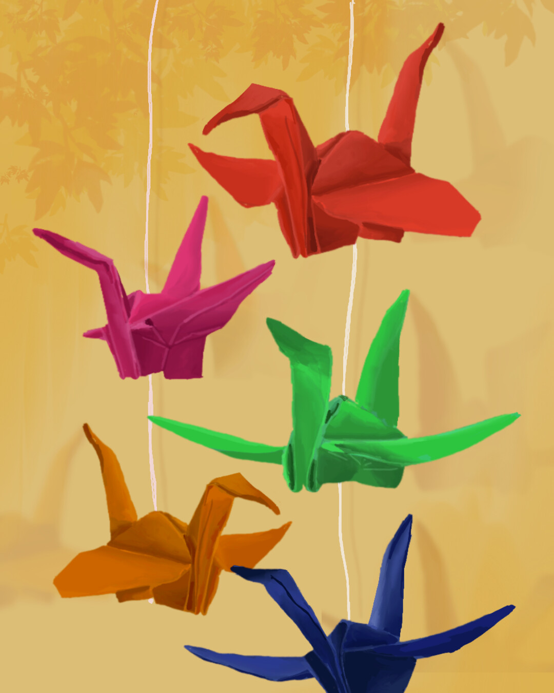 ArtStation - Origami birds