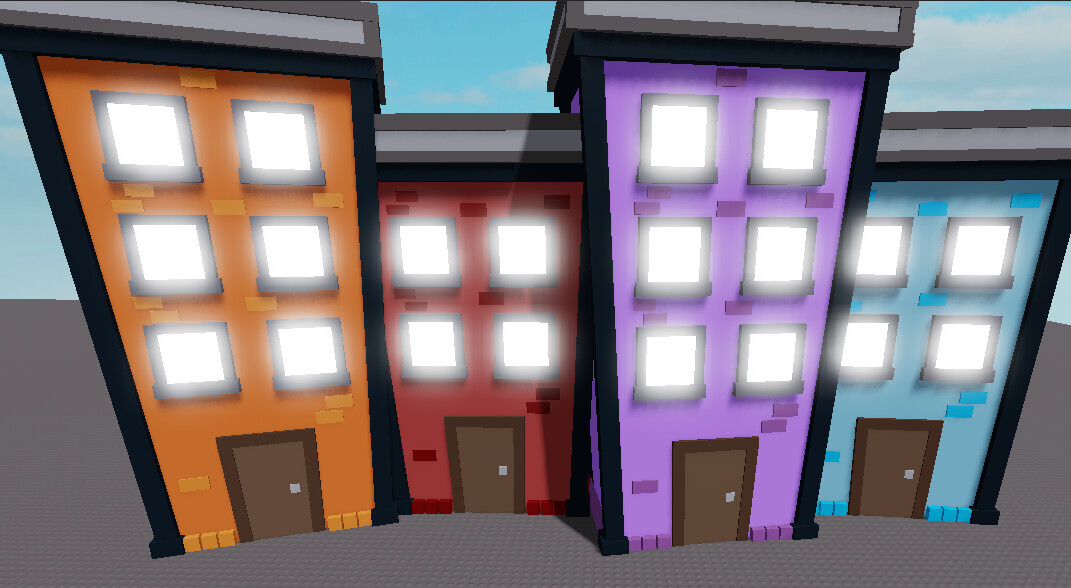 ArtStation - Low poly buildings