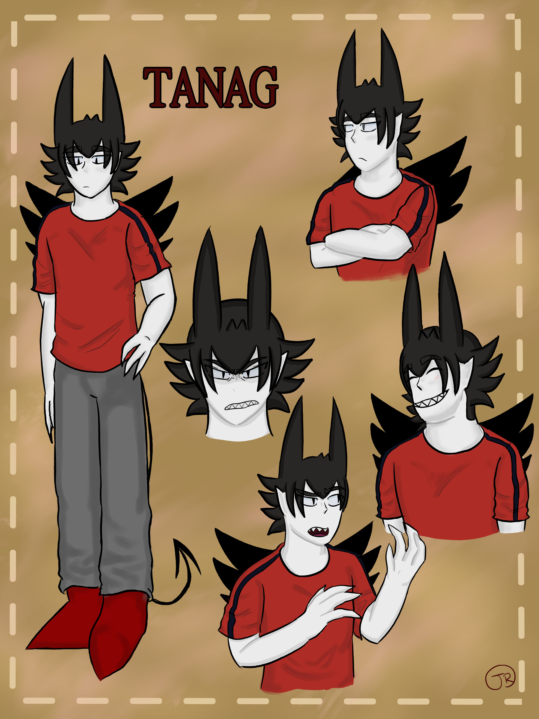 ArtStation - Tanag Character Sheet