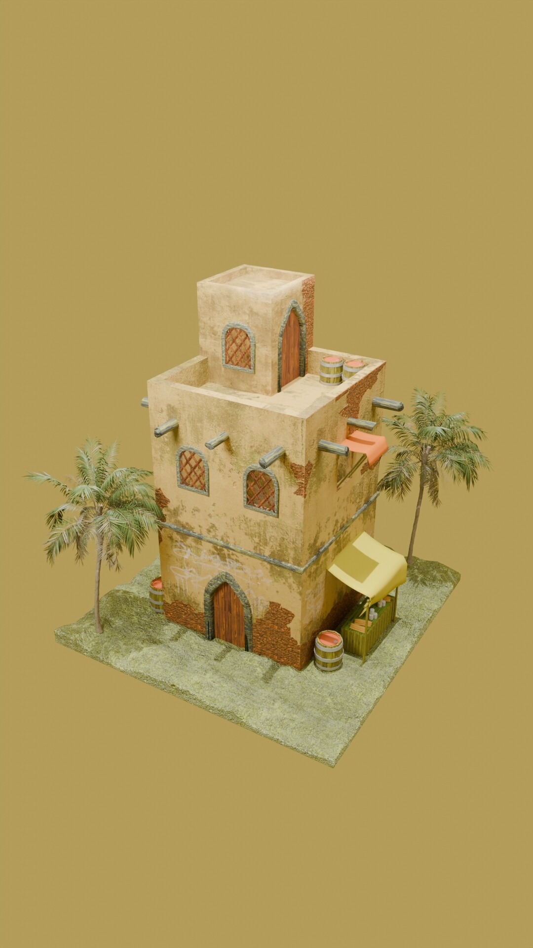 ArtStation - Desert House