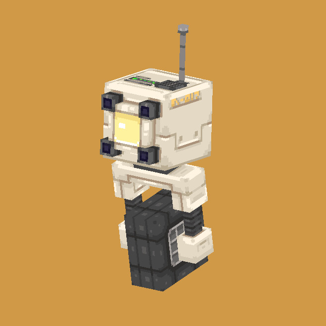 ArtStation - One Wheel Robot