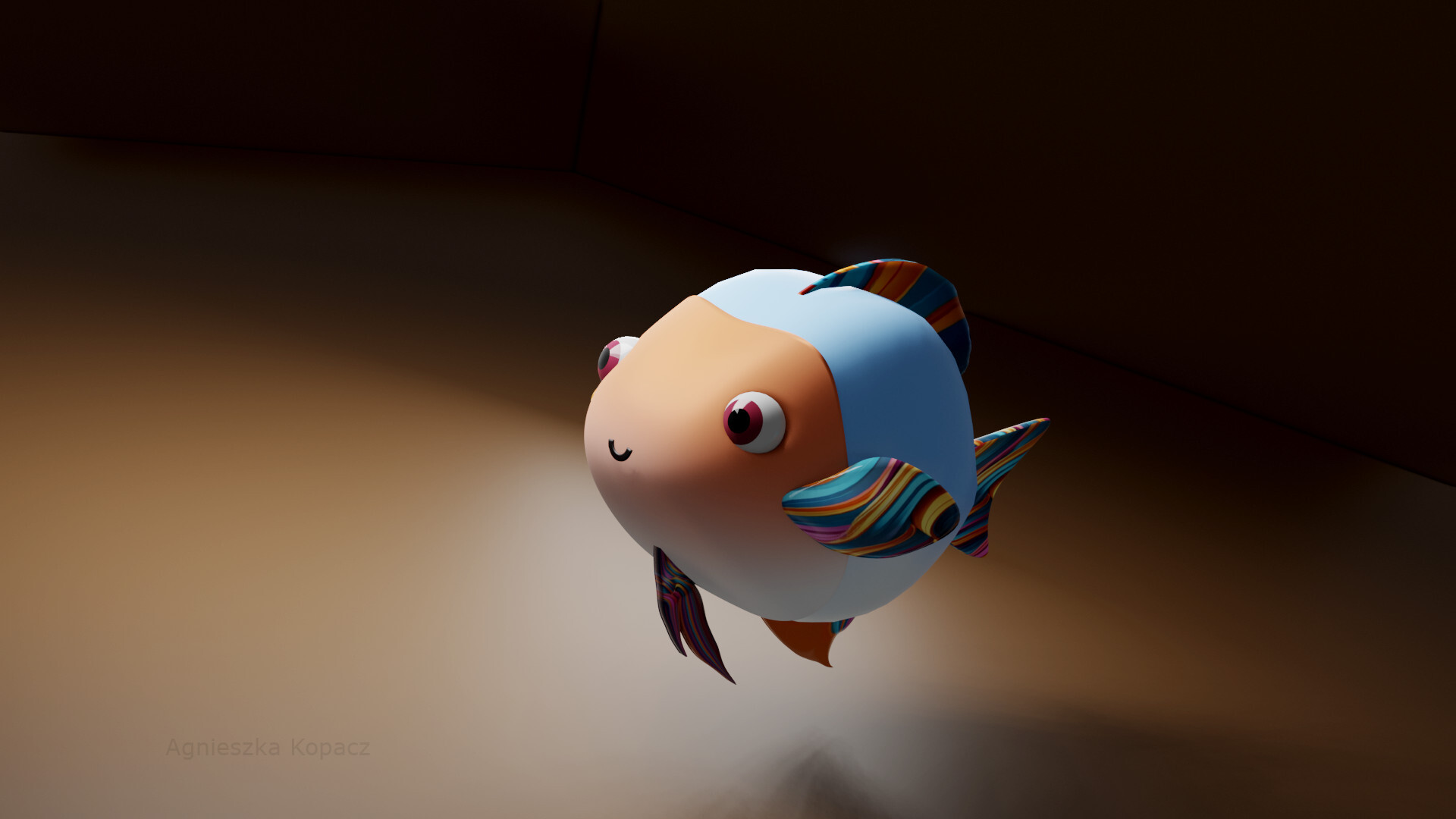 ArtStation - 3D FISH CARTOON CHARACTER