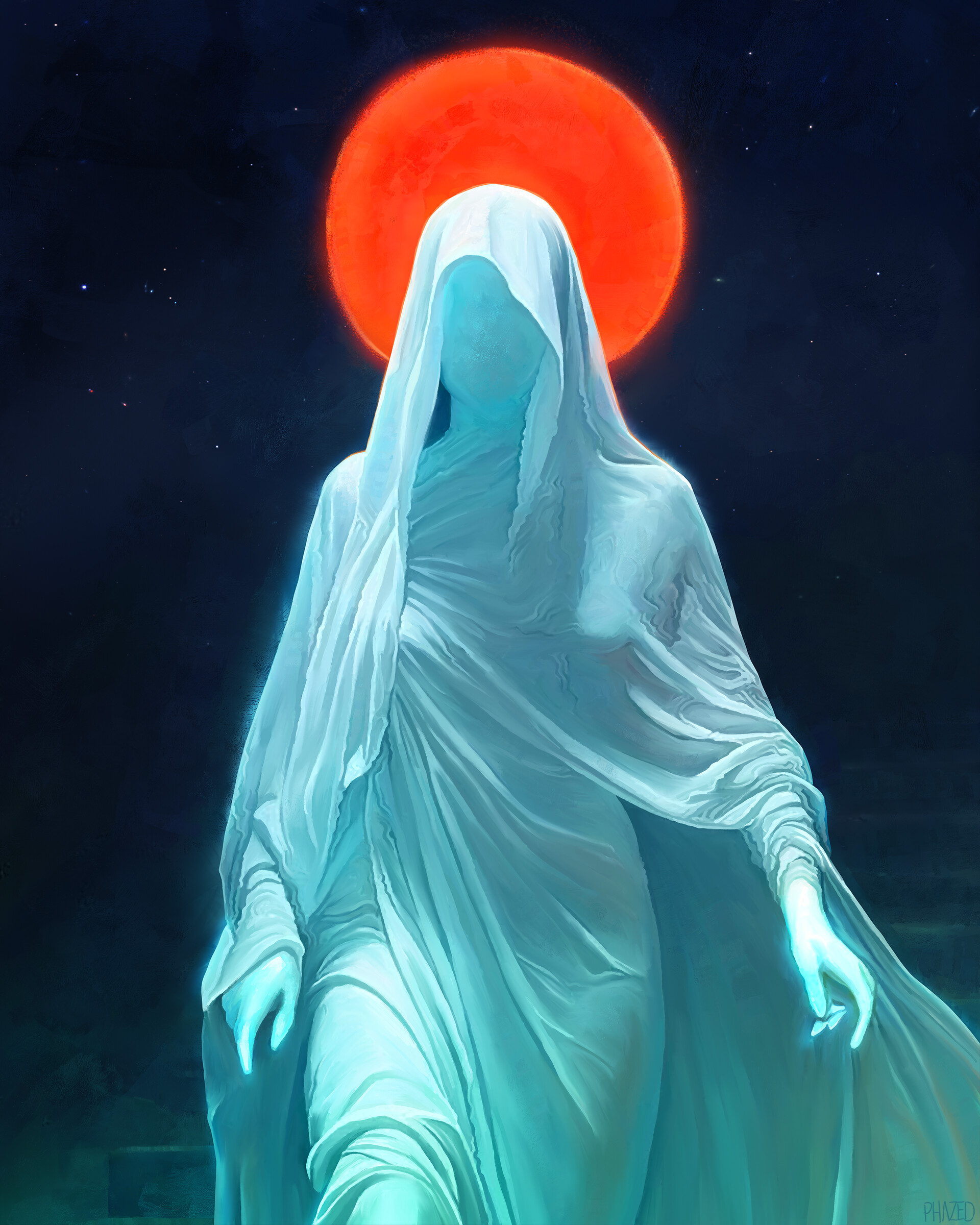 ArtStation - Lady of the Red Moon