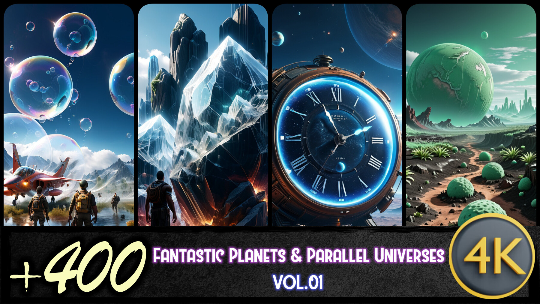 JirenArt - 430 Fantastic Planets & Parallel Universes Wallpapers Vol.01