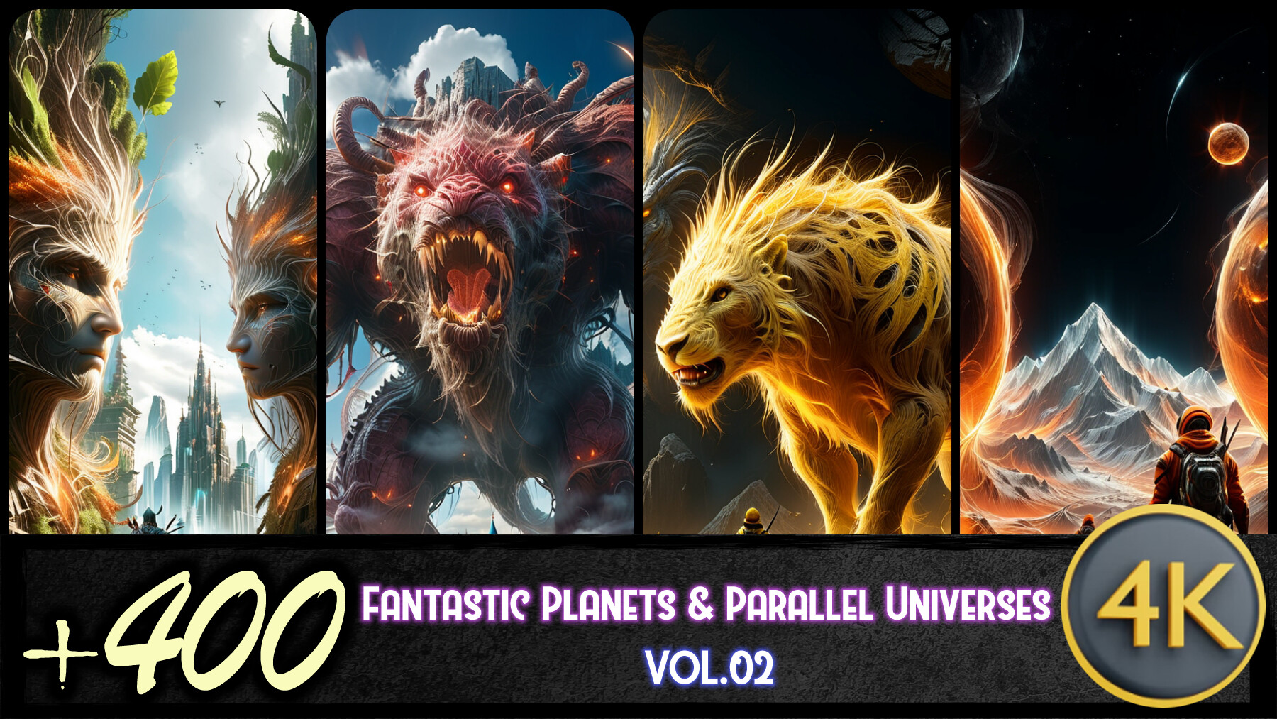 ArtStation - 420 Fantastic Planets & Parallel Universes Wallpapers Vol.02