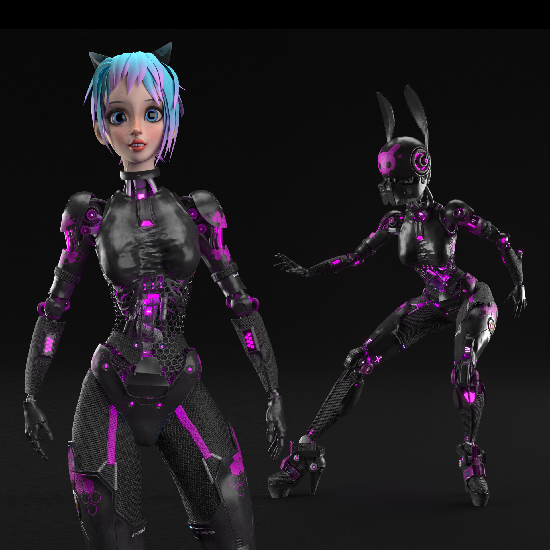 ArtStation - Cyborg girl