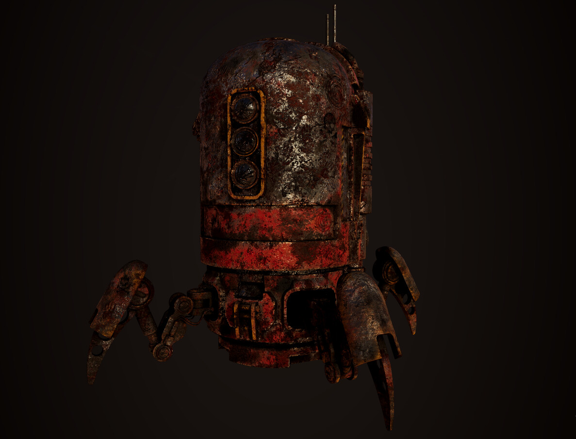 ArtStation - Texture 3d models robots