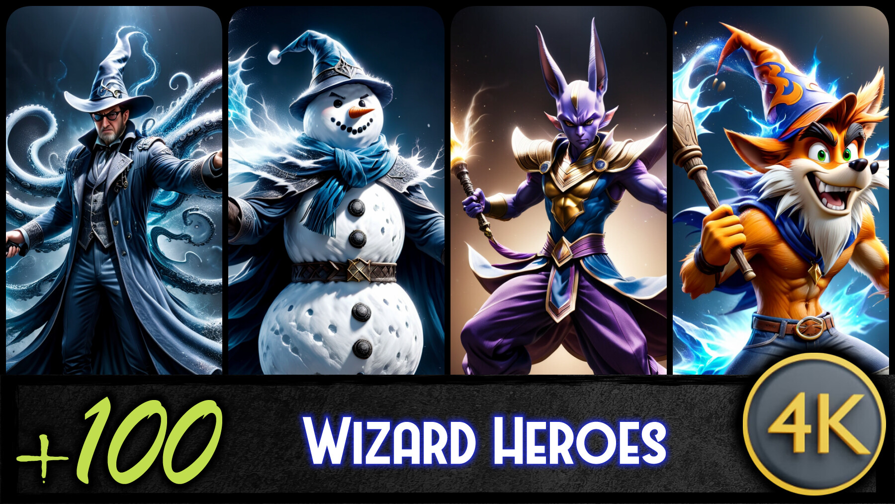 ArtStation - +110 Wizard Heroes | 4K | Superheroes and Supervillains ...