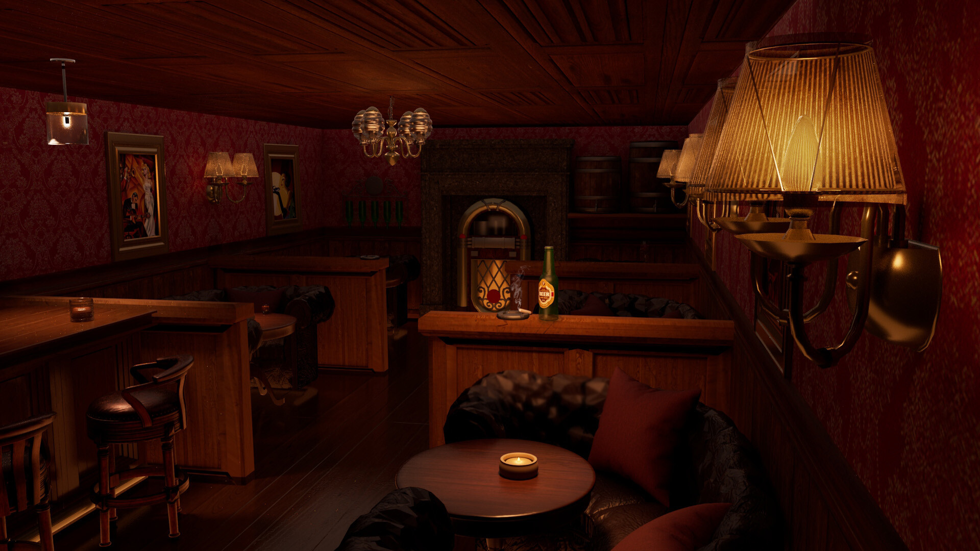 ArtStation - Vintage Speakeasy - "Draw Call Challenge" | 2023